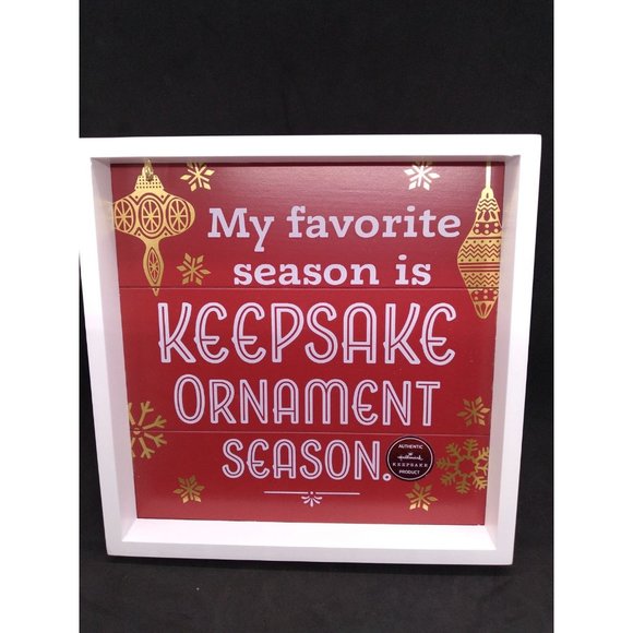 Hallmark | Wall Decor | Hallmark Ornament Hanger Plaque Wall Decor ...